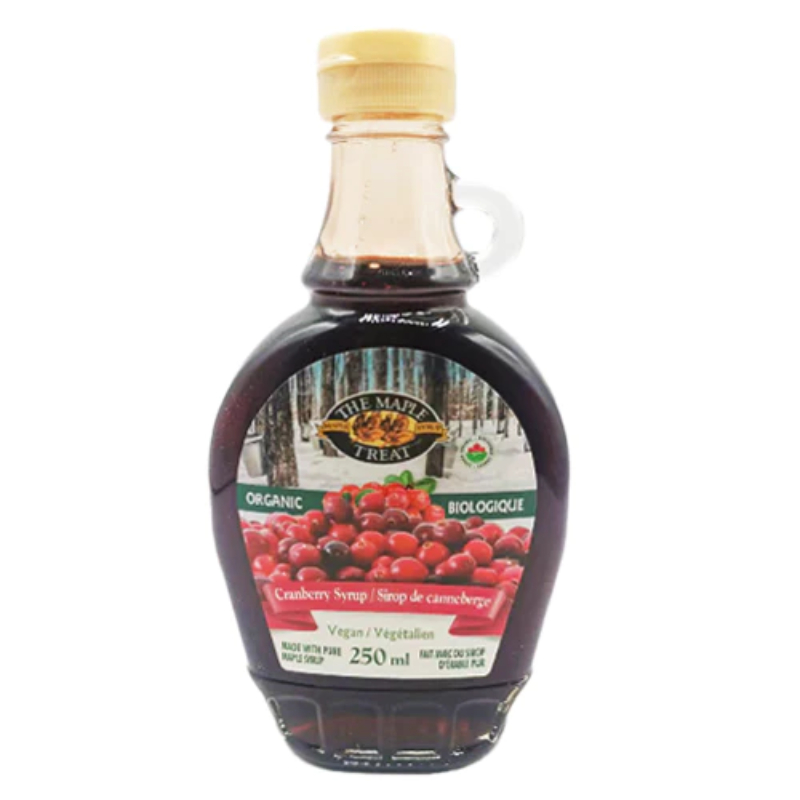 Maple Treat Organic Cranberry Syrup – 250ml – Exclusive Food Houses