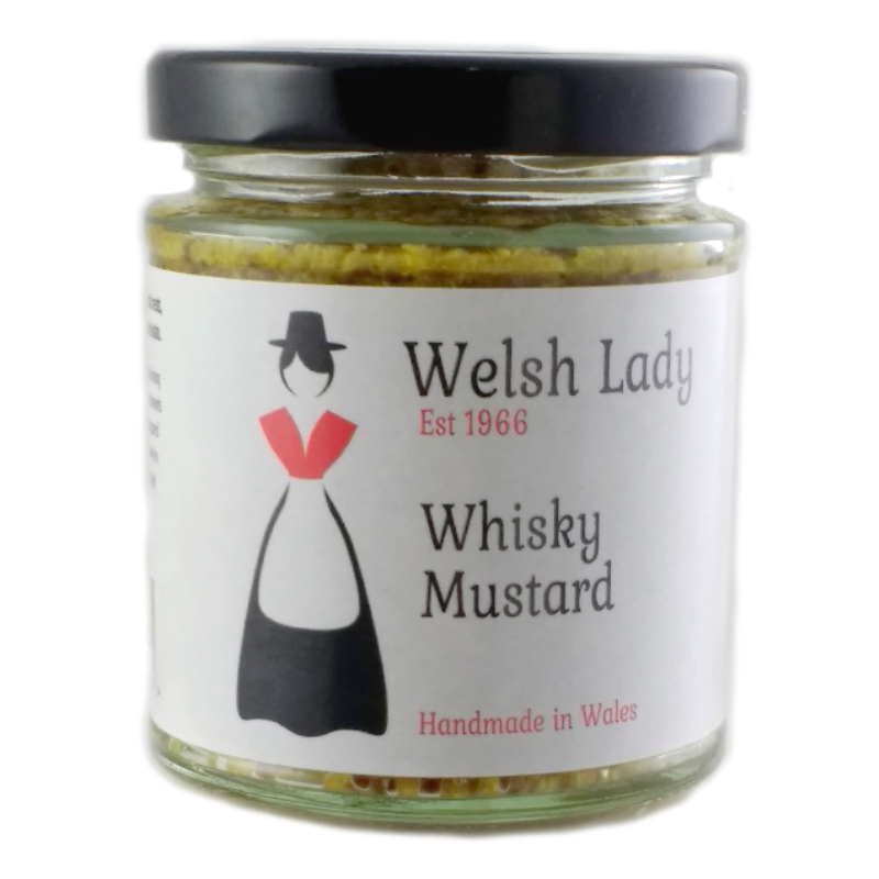 Welsh Lady Whisky Mustard (Coarsegrain) – 170g – Exclusive Food Houses