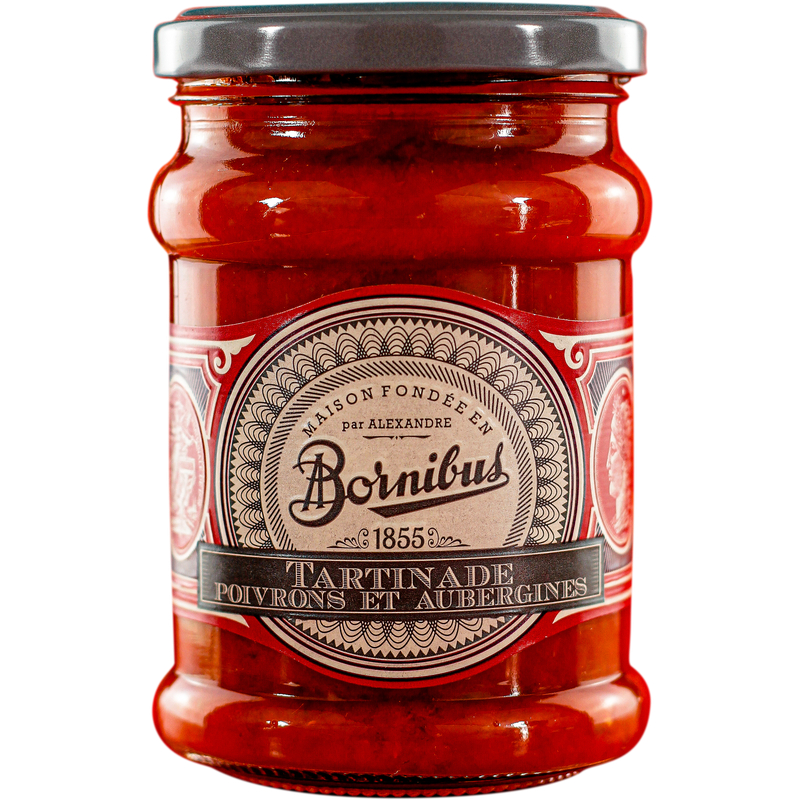 Bornibus Red Pepper & Eggplant Spread – 250g – Exclusive Food Houses